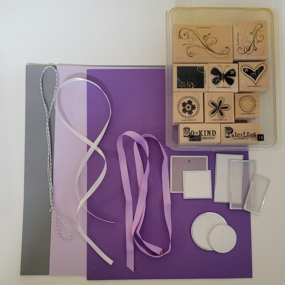 Stampin' Up! | Office | Stampin Up Priceless Wooden Block Stamp Set ...